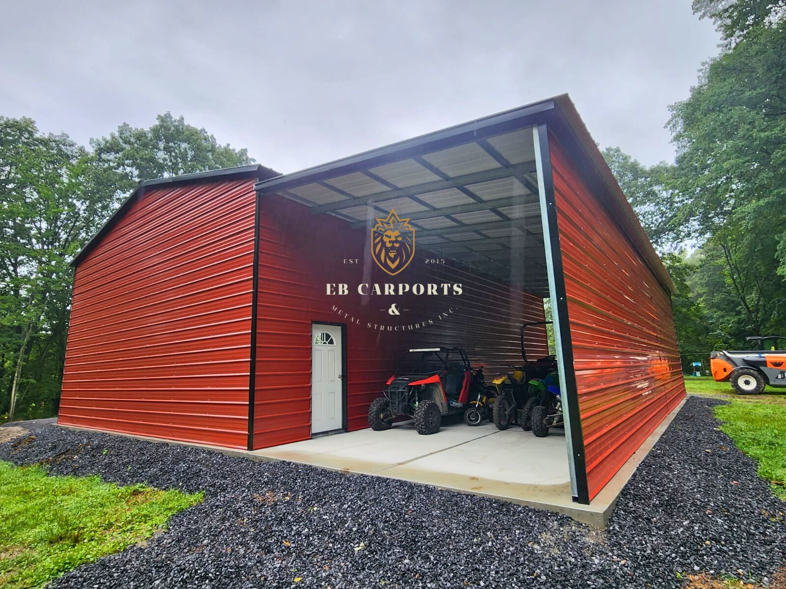 Workshop Buildings - EB Carports & Metal Structures Inc.